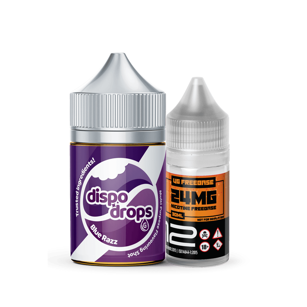 Dispo-Drops Blue Razz 12mg Combo – The Wiener Vape Company