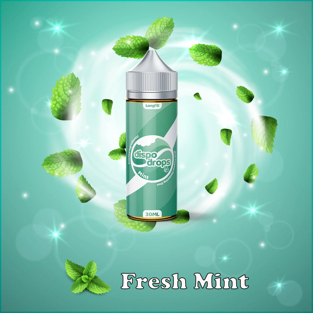 120ml Dispo Drops Mint Flavor Shot – The Wiener Vape Company