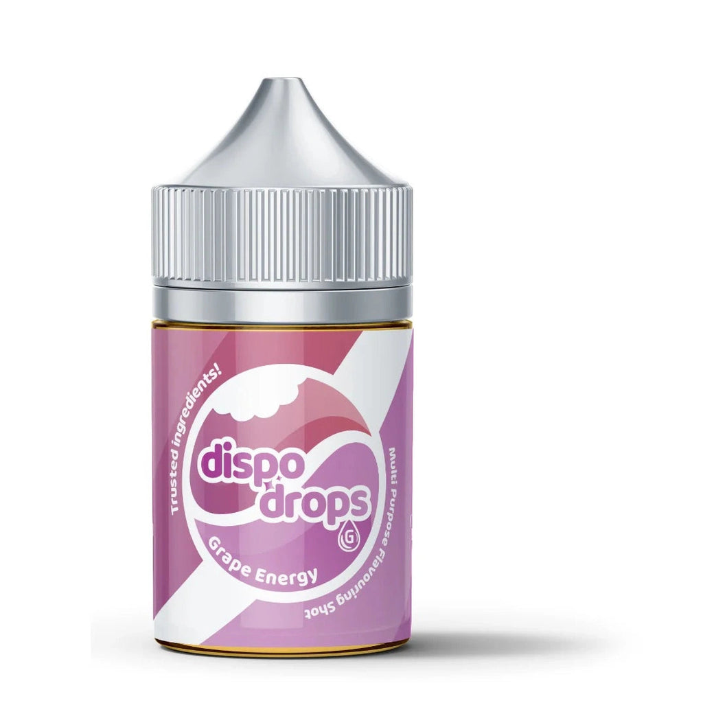 60ml Dispo Drops Grape Energy Flavor Shot – The Wiener Vape Company